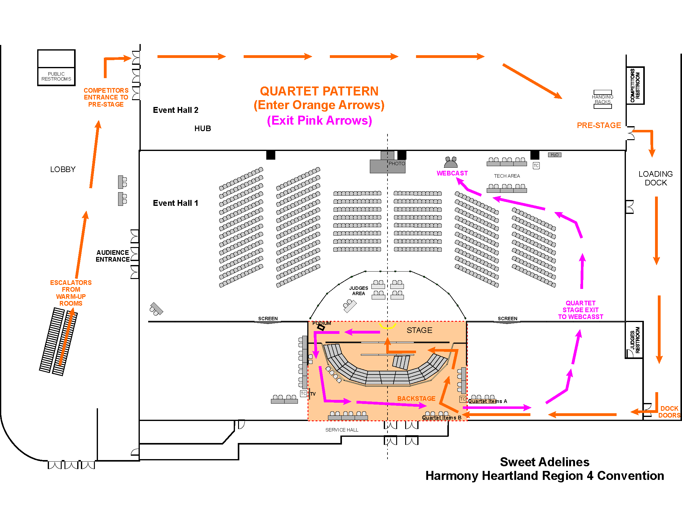 2026 Regional Competition & Convention - Map of Traffic Pattern ...